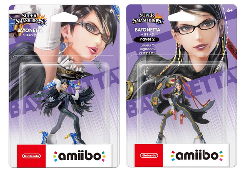 Nintendo amiibo BAYONETTA ＆ Player 2 Set (Super Smash Brothers) JAPAN ...