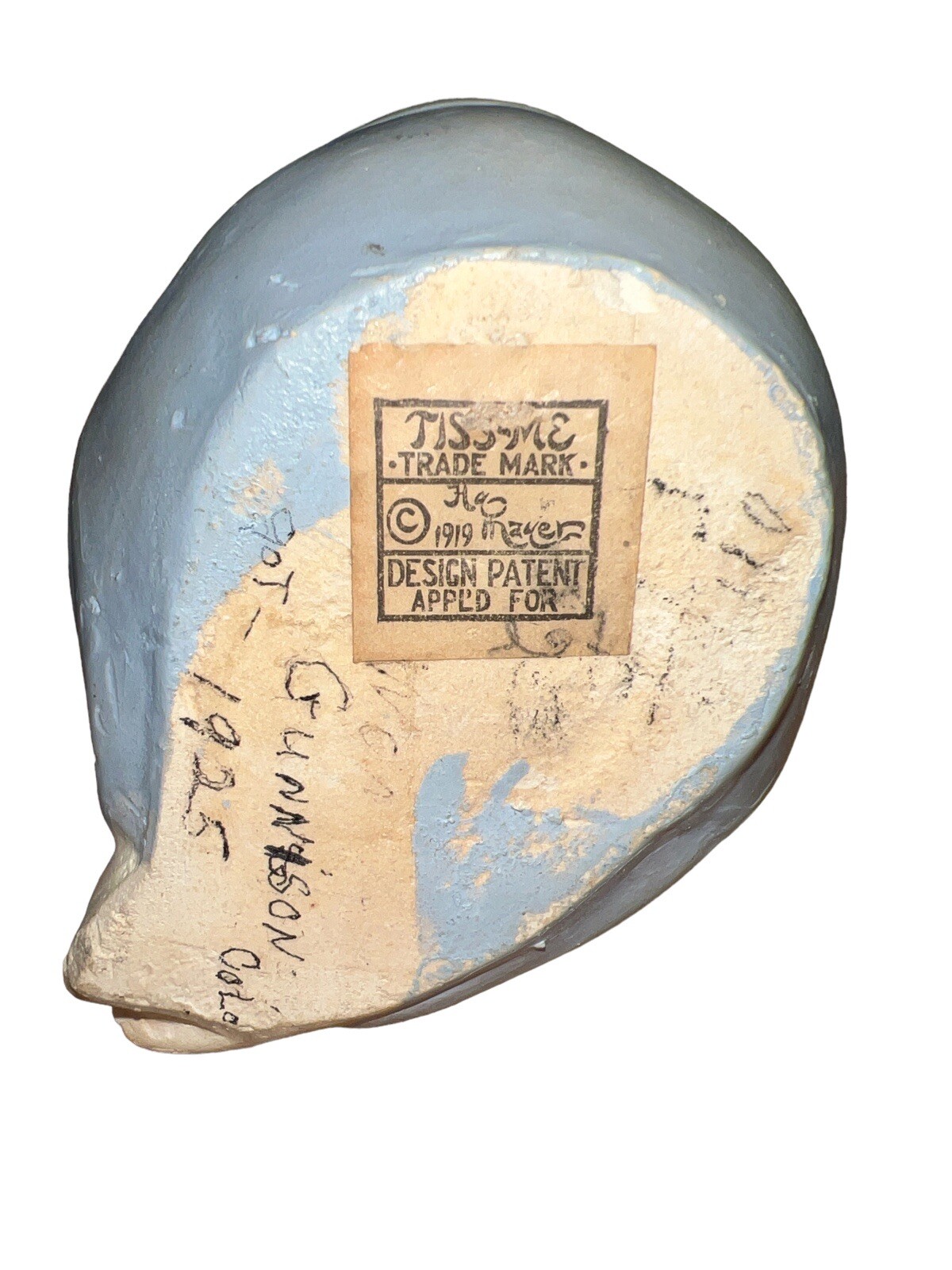 Antique 1919 Hy Mayer Tiss Me Chalkware Kewpie Composition Doll Vintage ...