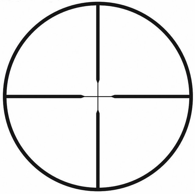 Hammers 4-12x40 AO Chrome Silver Rifle Scope with Adjustable Objective ...