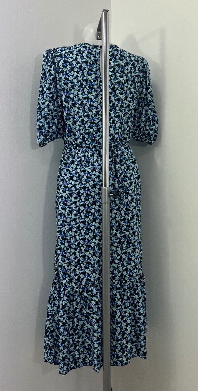 Ladies Ex George Floral Smock Midi Dress Size 6 10 14 16 18 20 22 24 26 ...