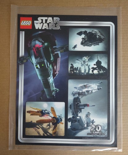 LEGO Star Wars 5005888 Limited Edition VIP Promo 20th Anniversary Art ...