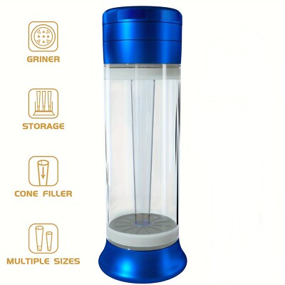 3-In-1 Multifunctional Tobacco Grinder - Manual Cone Loader, Cigarette ...
