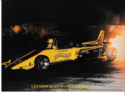 1980 Les Shockley Shockwave Jet Dragster NHRA Print-Photo/ Orange ...