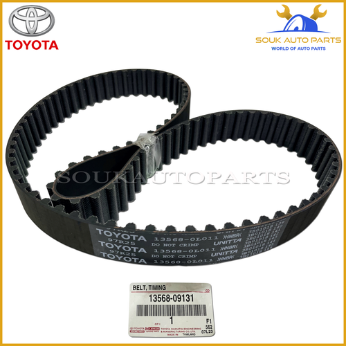 13568-09131 Genuine Toyota BELT, TIMING 1356809131 OEM FORTUNER HIACE ...