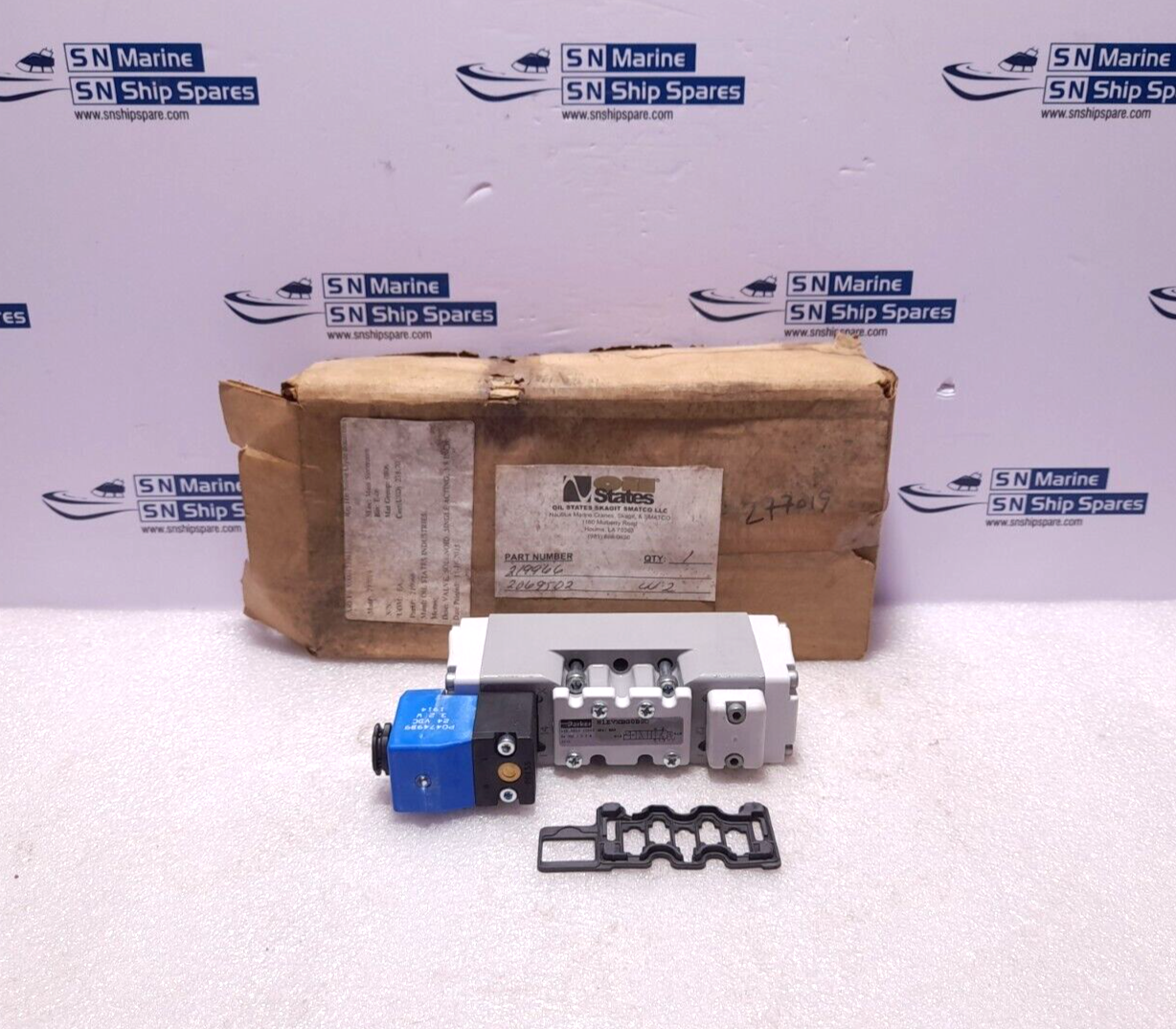 Parker H1EVXBG0B9D Solenoid Valve P04749B9 Coil 24VDC 3.2W 145PSIG ...