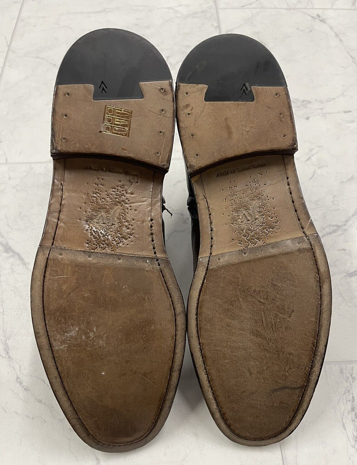 $798 John Varvatos Fleetwood Wingtip Pattern Leather Boots In Walnut ...