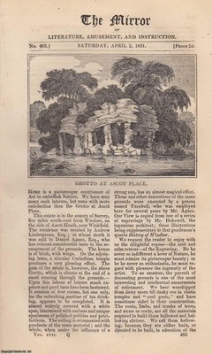 GROTTO AT ASCOT PLACE (SURREY) & KILCOLMAN CASTLE. A COMPLETE RARE ...