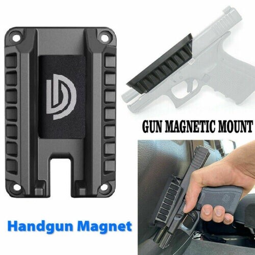 2x Magnetic Handgun Mount Holder Firearm Magnet Gun Accessories for ...