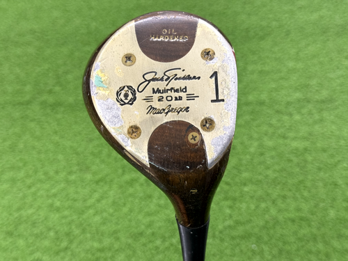 MacGregor Golf JACK NICKLAUS MUIRFIELD 20th Persimmon DRIVER Right ...