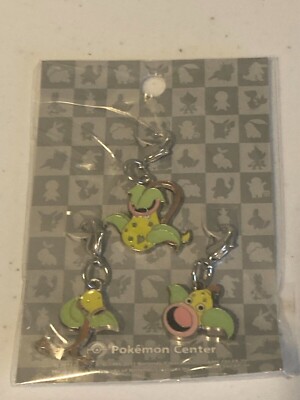 Pokemon Center Bellsprout Weepinbell Victreebel Metal Keychain Charm ...