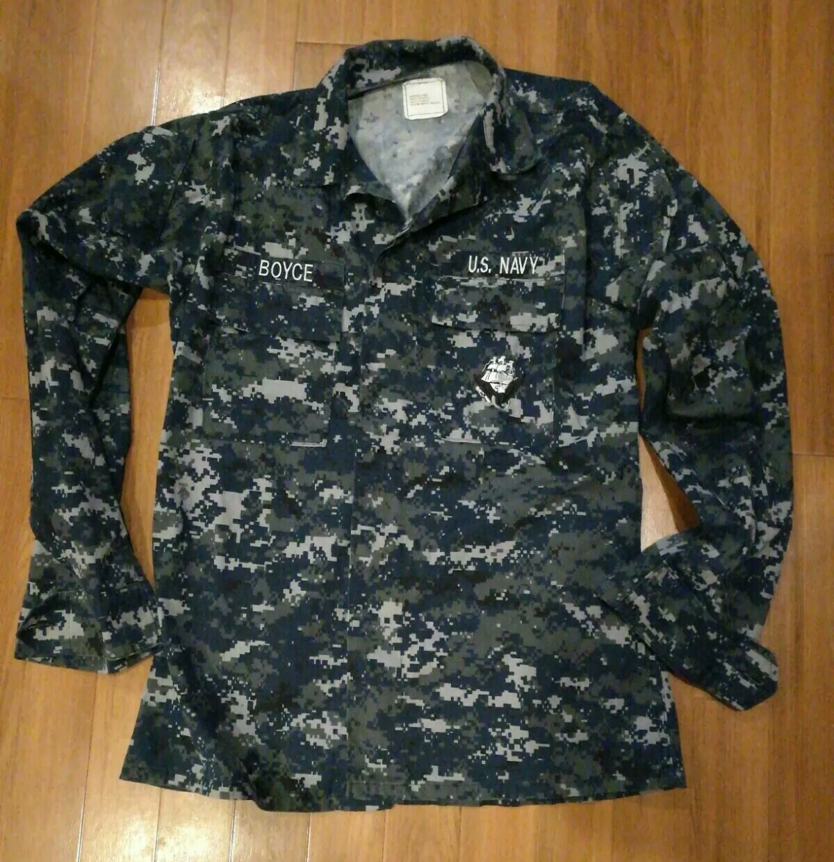 NWU Blouse Type I Blue Digital Camouflage US Navy Med… - Gem