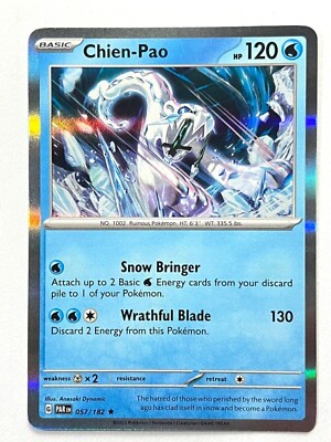 Chien-Pao Holo Rare Pokemon TCG Card 057/182 | eBay
