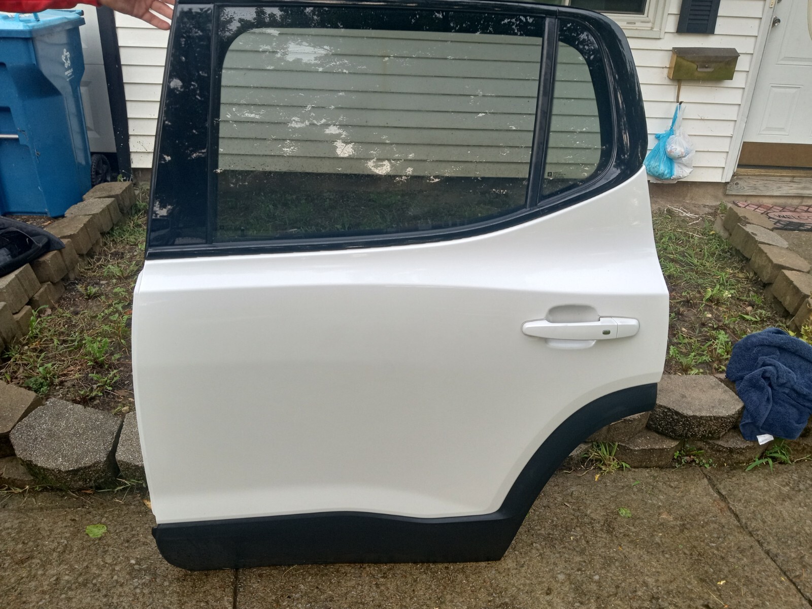 2017-2019 GMC Acadia Pearl White LH Driver Left Side Rear Door | eBay