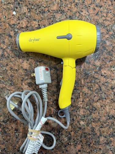 Drybar Baby Buttercup Travel Hair Blow Dryer Yellow Gray 900-1025-4 ...