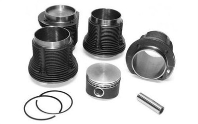 AA 87mm Cast Piston and Cylinders for 66-79 VW Beetle Slip In Big Bore ...