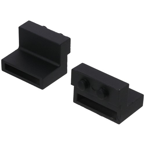 2 Pcs Carbon Steel Barn Door Stopper Black Stay Roller Sliding Door | eBay