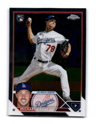 2023 Topps Chrome Michael Grove Rookie Card RC 22 | eBay