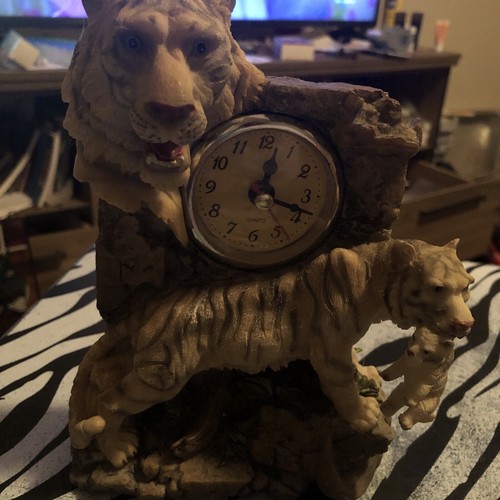 White Tiger Clock | eBay