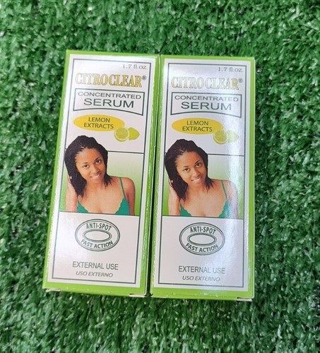 2x CITROCLEAR CONCENTRATED SERUM Lemon Extracts. Anti Spot Fast Action ...