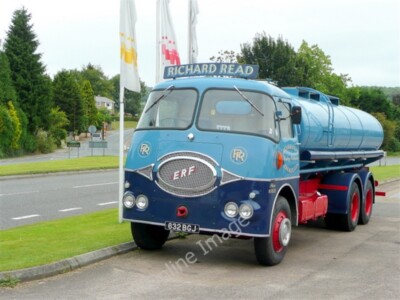Photo 6x4 Richard Read's vintage ERF tanker Longhope/SO6818 Parked ...