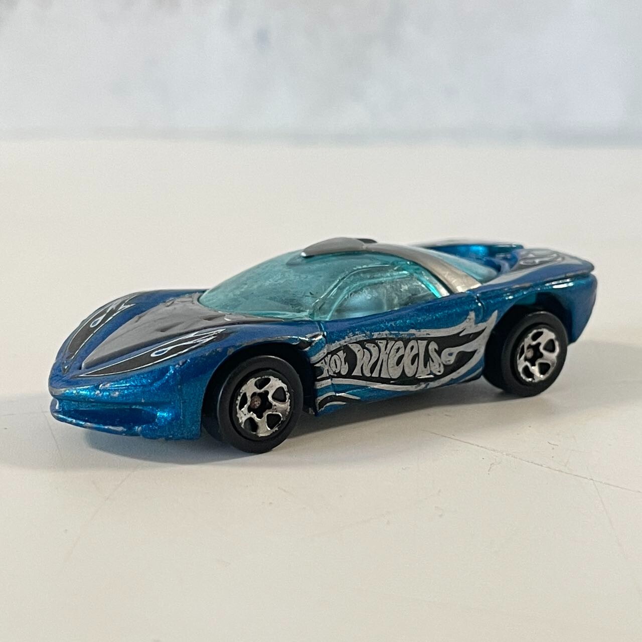 Hot Wheels Pontiac Banshee Concept Car, Blue, 2001 Logo-Motive, 5SP ...