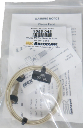 (NEW) Idex Rheodyne 9055-045 500uL PEEK Sample Loop w/ 90° Bend | eBay