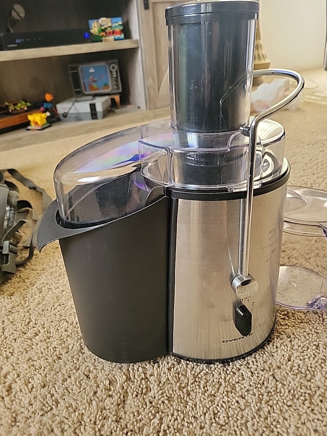 Ovente High-Speed Juice Extractor for Fruits & Vegetables - NEW NO BOX ...