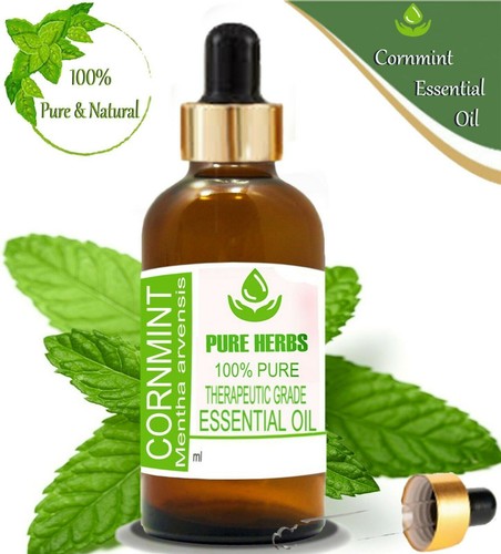 Pure Herbs Cornmint 100% Pure & Natural Mentha arvensis Essential Oil ...