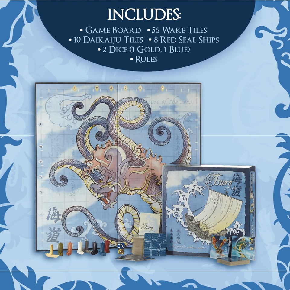 Tsuro of the Seas - A Game of Treacherous Waters - Family Board Game ...