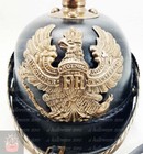 German Prussian Officer Leather Pickelhaube Helmet WW1 WW2 Spiked LARP ...