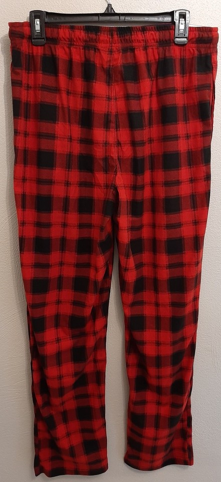 Men's Pajama Pants New, Chaps Plaid Size M, Pockets, Elastic ...