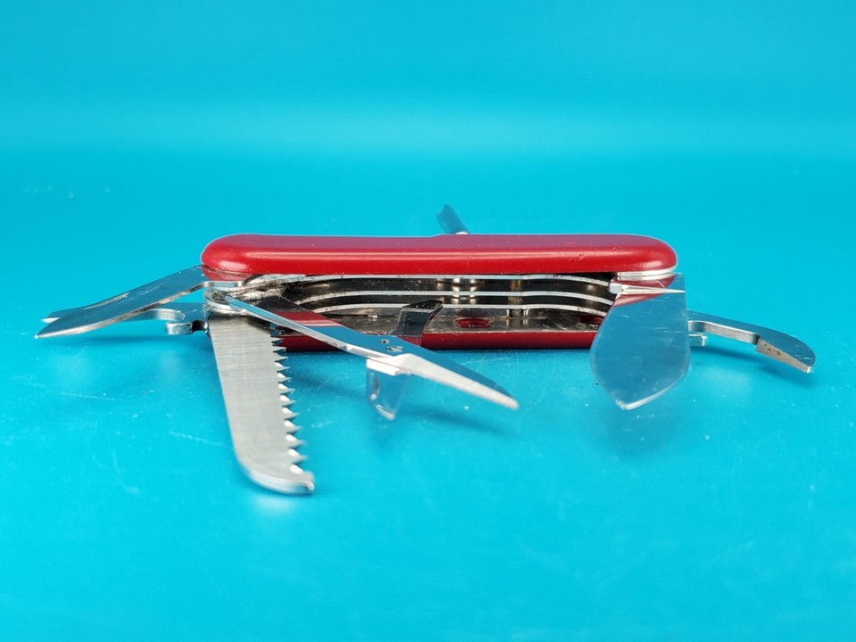 Wenger Handyman Swiss Army Knife Multi Tool! Red! | eBay