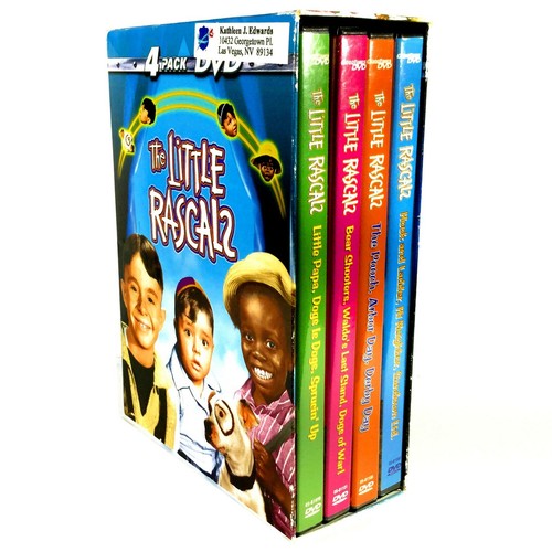 The Little Rascals 4-Pack (4-Disc DVD Box Set, 1923 - 1940) Approx 235 ...