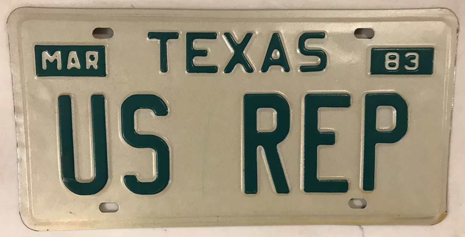 Vanity U.S. REP REPRESENTATIVE license plate Congressman Congress House ...