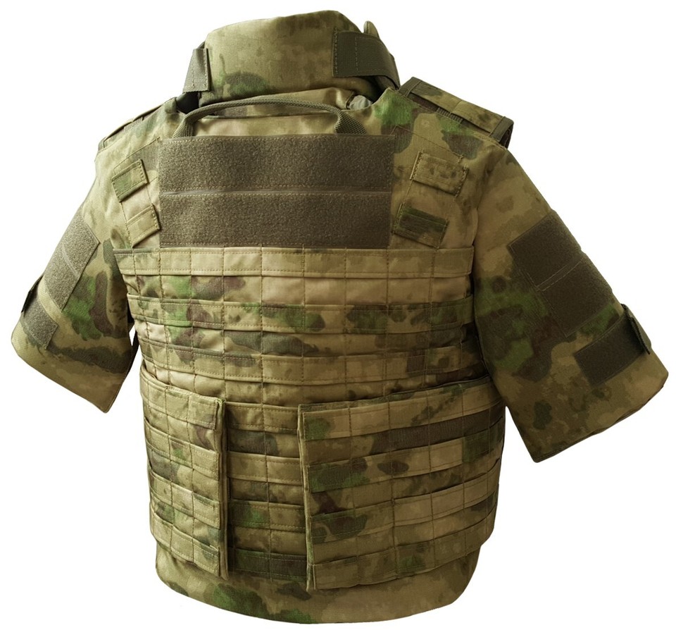 Full Body Armor Vest L ATACS-FG Plate Carrier MOLLE with IIIA inserts ...