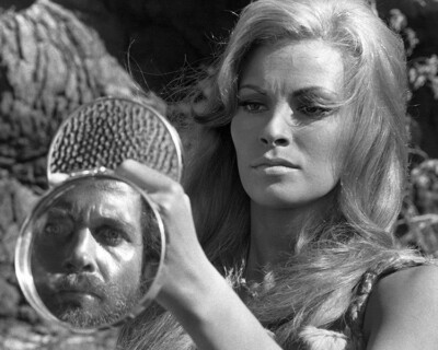 Raquel Welch One Million Years BC looks in mirror on set cavegirl 8x10 ...
