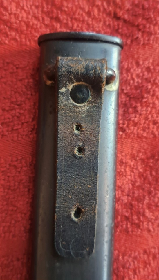 Rare Beautiful WW1 Swiss M1914 Sawback Bayonet w/Scabbard-Hans Steimer | eBay