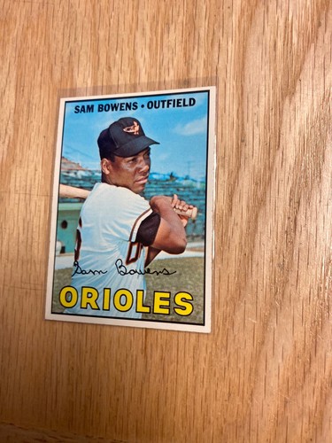 1967 Topps Sam Bowens Baltimore Orioles Card #491 | eBay