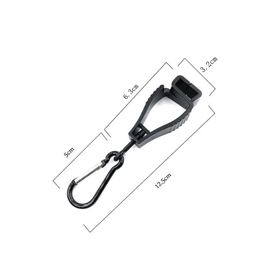 1-3Pc Glove Clip Clamp Grabber Interlock Carabiner Hook Holder Guard ...