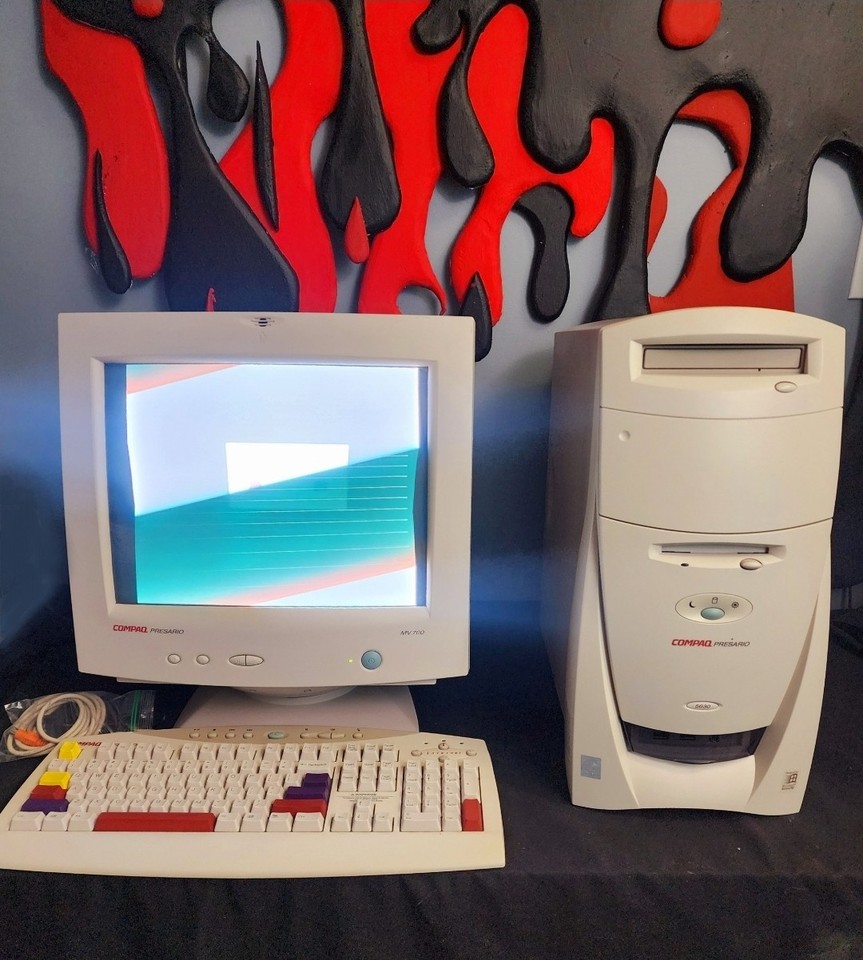 Vintage Compaq Presario 5184 Desktop Gaming Computer custom restoration ...
