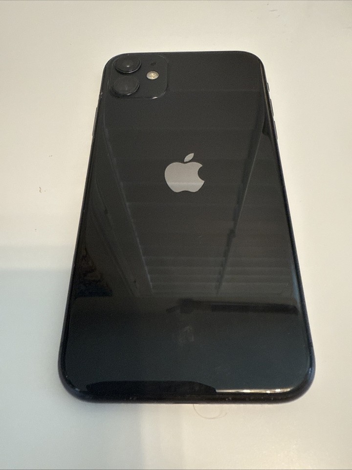 Apple iPhone 11 (A2111) Black A13 Bionic Chip 64GB Liquid Retina HD ...