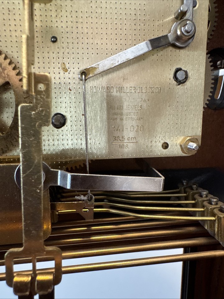 Howard Miller Sandringham Oak Wall Clock Model 613-108 with Pendulum ...