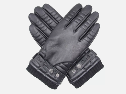 NIOB Robert Graham Full Grain Leather Gloves. Large. Black | eBay