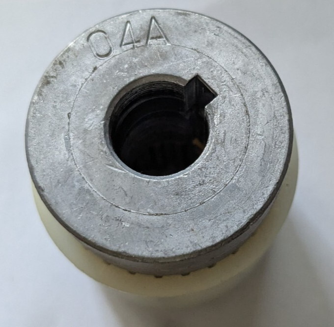 Reliance Electric 04A Aluminum 5/8" ID x 2.41 L Shaft Coupling Assembly ...