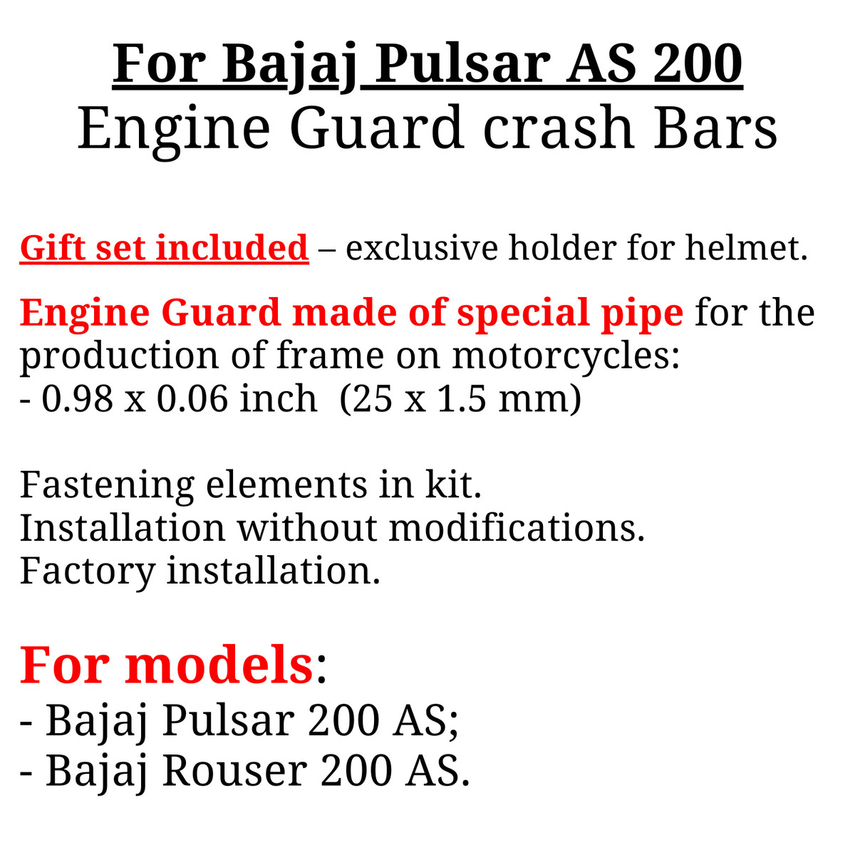 Rouser Engine Cover White