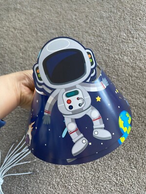 New Birthday Party Paper Cone Hat Hats Pack of 6 Outer Space Rocket ...