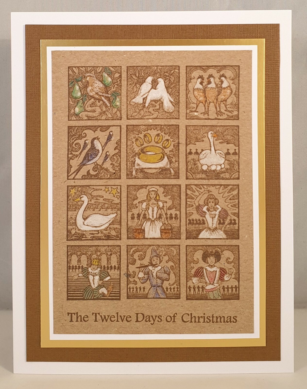 12 Days of Christmas Mini Unmounted Rubber Stamp set | eBay UK