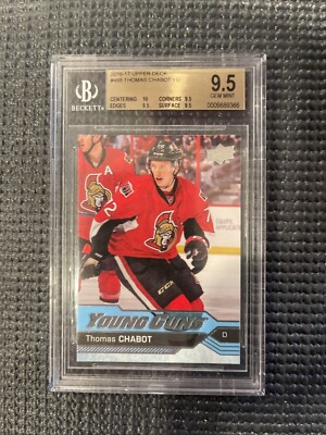Thomas Chabot Young Guns Beckett 9.5 | eBay