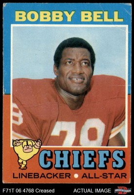1971 Topps #35 Bobby Bell Chiefs HOF 2 - GOOD | eBay