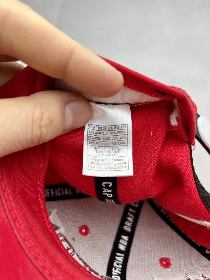 Vintage Adidas Y2K NBA Houston Rockets Snapback Adjustable Hat Cap Flat ...